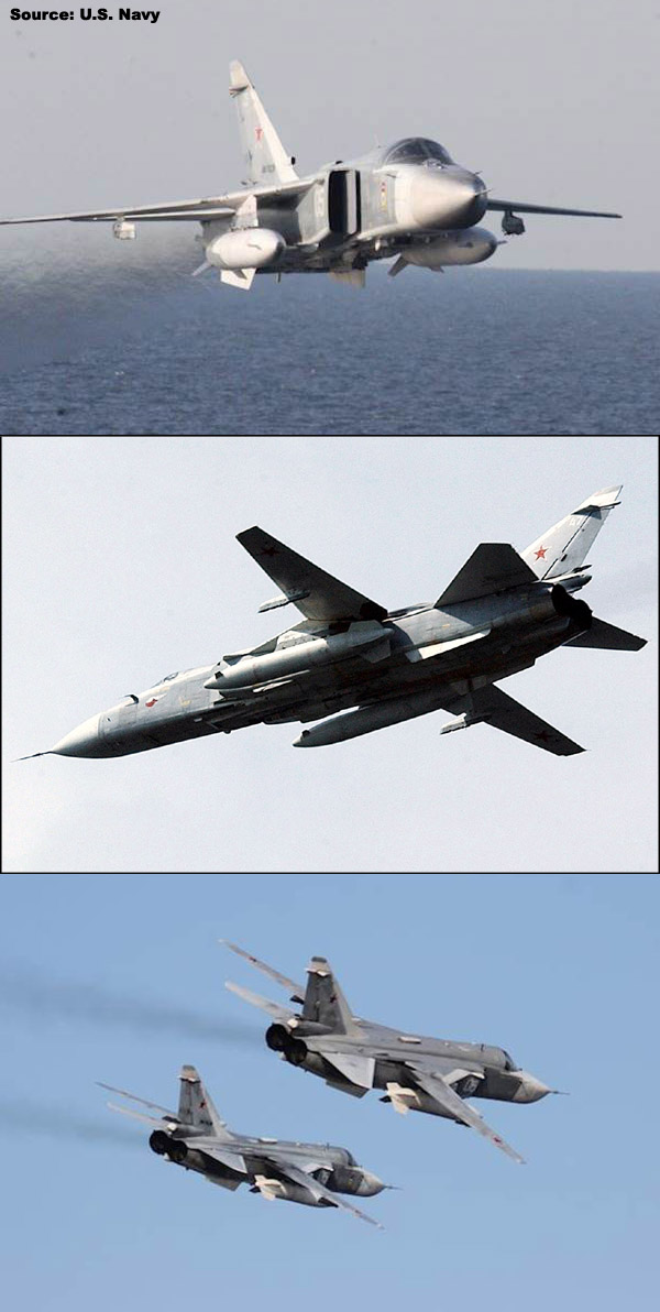 Overview — Su-24 Fencer strike aircraft — Attack — Aircraft — Weapons — Military Periscope