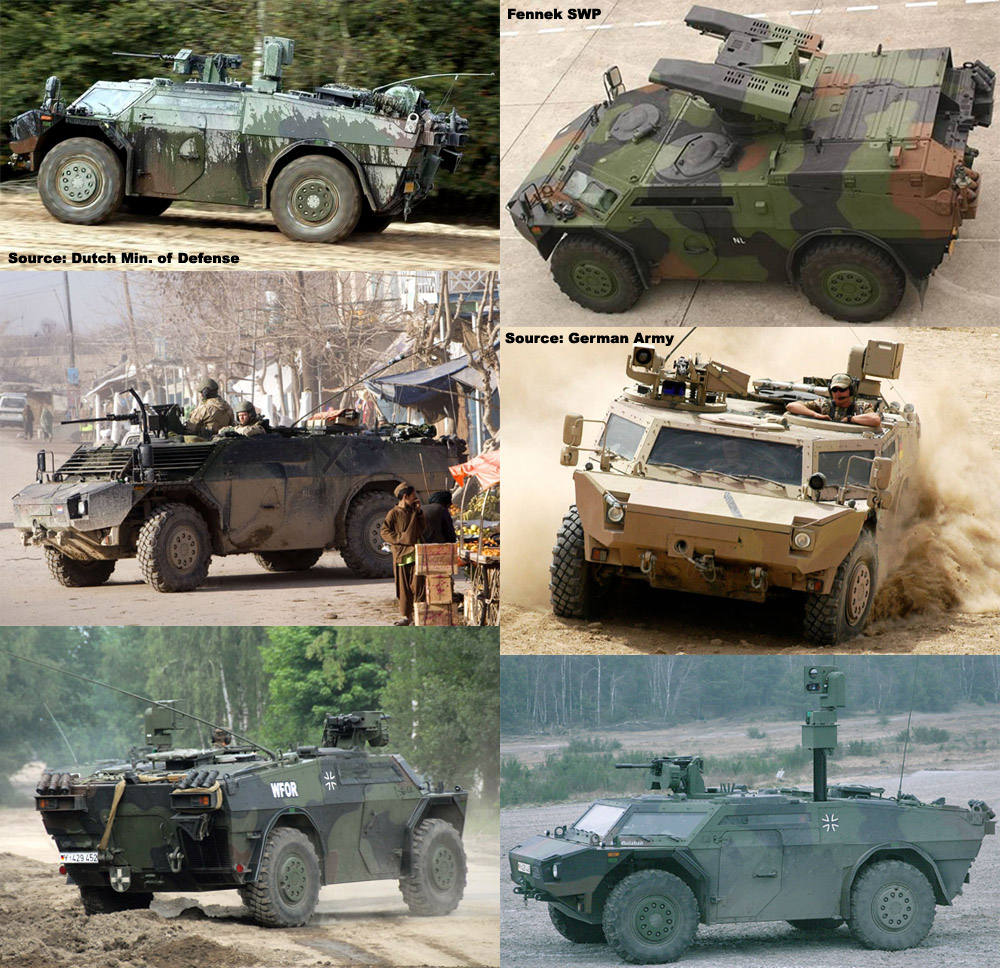 Overview — Fennek (4 x 4) armored reconnaissance vehicle — Armored Reconnaissance — Ground ...