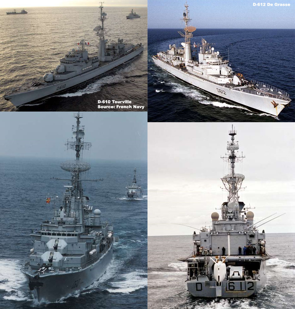 Overview — TOURVILLE (D-610) class — Destroyers — Ships — Weapons — Military Periscope