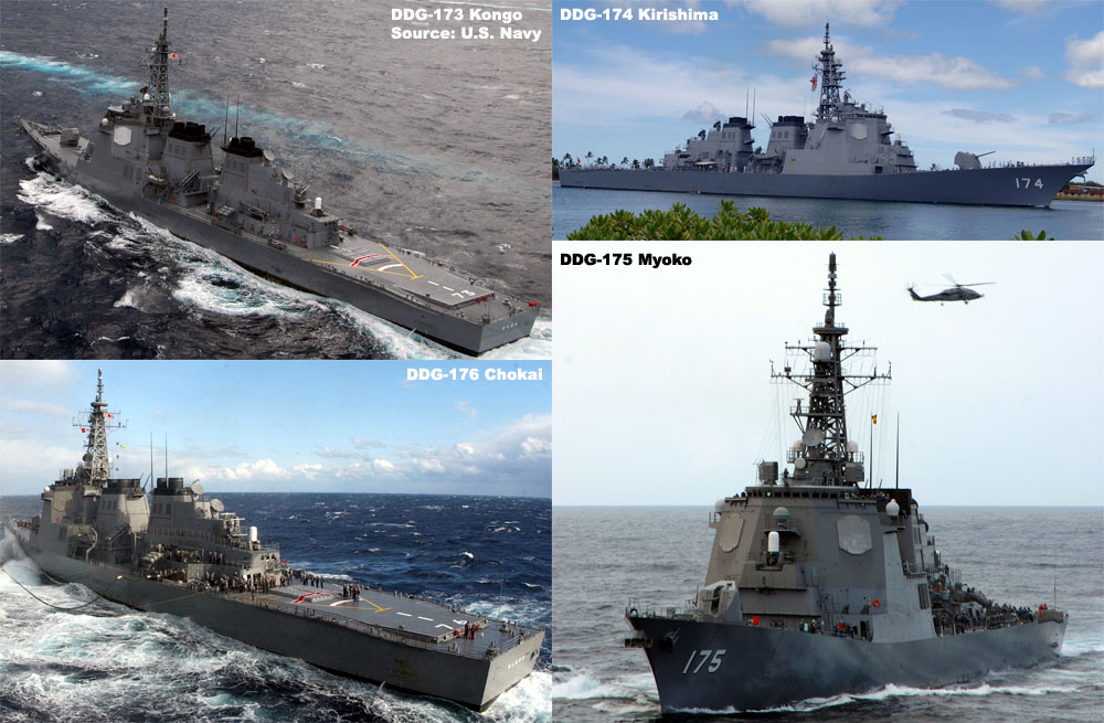 Overview — KONGO (DDG-173) class — Destroyers — Ships — Weapons — Military Periscope