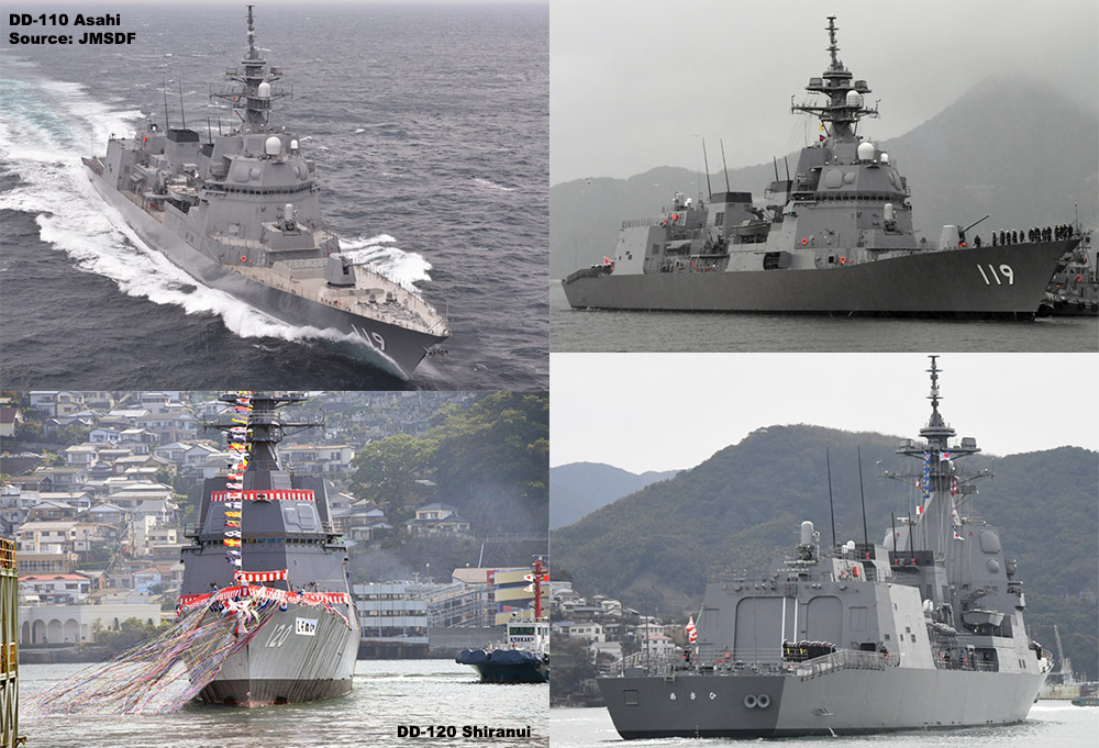 Overview — ASAHI class — Destroyers — Ships — Weapons — Military Periscope