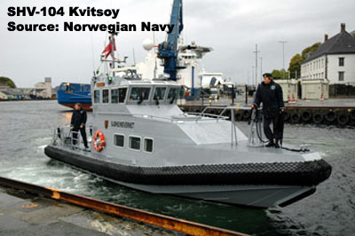 Overview — KVITSOY (SHV-104) class — Small Combatants — Ships — Weapons — Military Periscope
