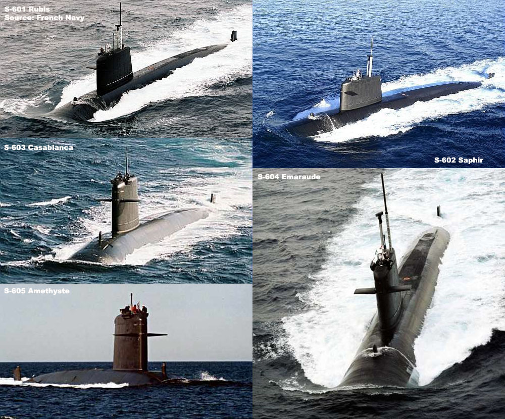 Overview — RUBIS (S-601) class SSN — Submarines — Ships — Weapons — Military Periscope
