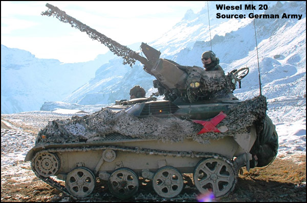 Overview — Wiesel 1 armored weapon carrier — Armored Reconnaissance ...