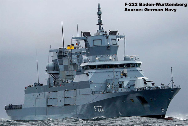 Overview — BADEN-WURTTEMBERG (F-222) class — Frigates/Corvettes — Ships ...