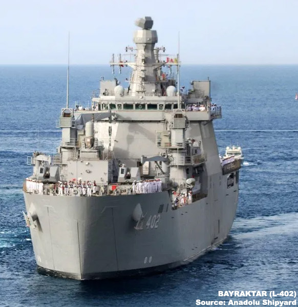 Overview — BAYRAKTAR (L-402) class LST — Amphibious — Ships — Weapons ...