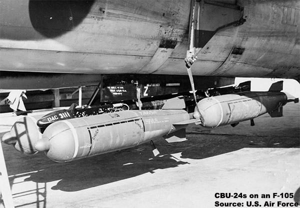 Overview — CBU-24/B cluster bomb — Land Attack/Theater — Missiles ...
