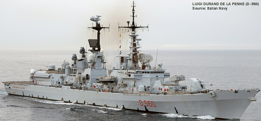 Overview — LUIGI DURAND DE LA PENNE (D-560) class — Destroyers — Ships ...