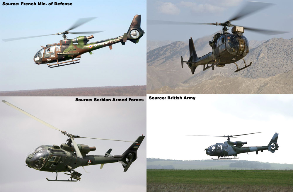 Overview — SA 341 Gazelle — Helicopters — Aircraft — Weapons — Military ...