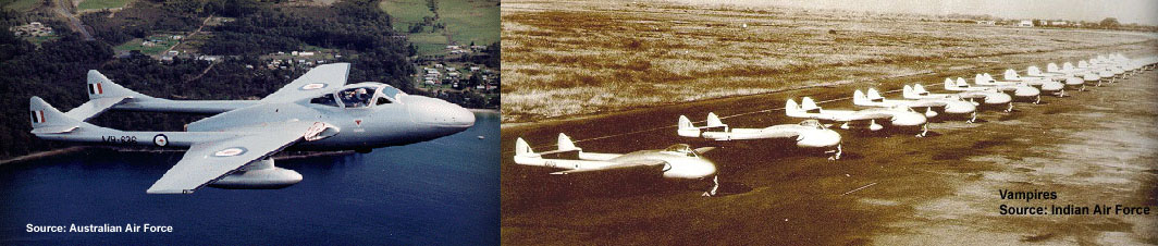 Overview — DH115 Vampire trainer — Trainer — Aircraft — Weapons ...