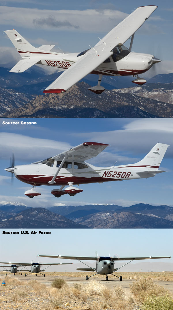 Overview — Cessna 182 — Trainer — Aircraft — Weapons — Military Periscope