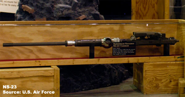 Overview — 23-mm NS-23 — Aircraft Guns — Artillery/Guns — Weapons ...
