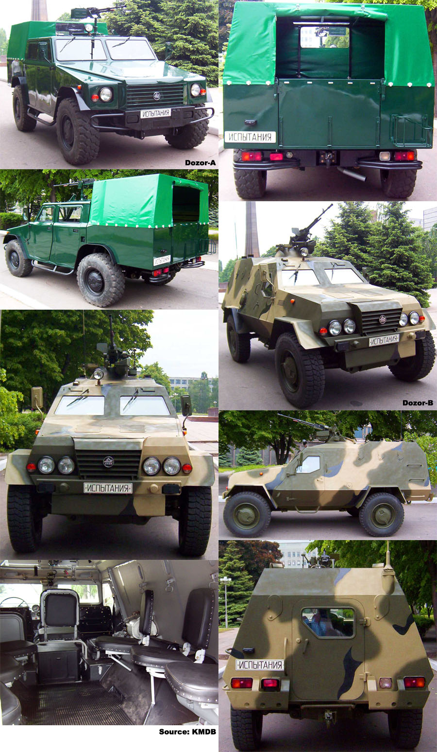 Overview — Dozor family of vehicles — Armored Personnel Carriers and ...
