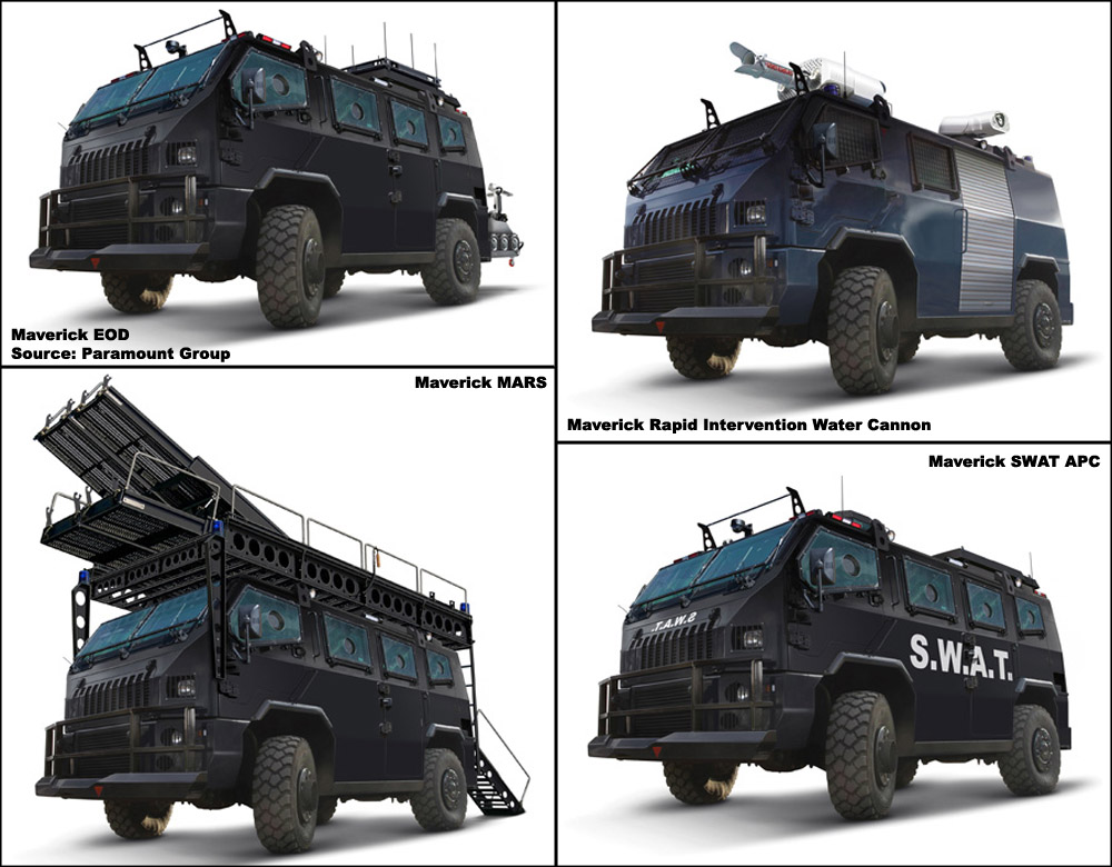 Overview — Maverick internal security vehicle — Armored Personnel ...