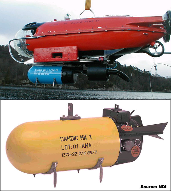 Overview — DAMDIC mine-disposal system — Uncrewed Sea Vehicles — Ships ...