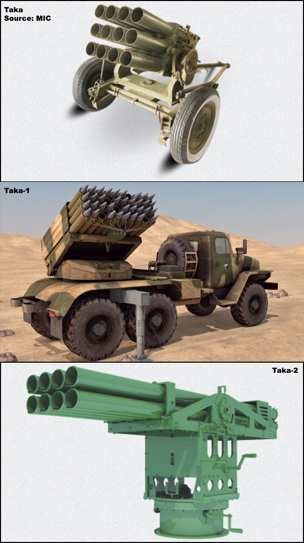Overview — 107-mm Taka rocket launcher — Multiple Rocket Launchers ...