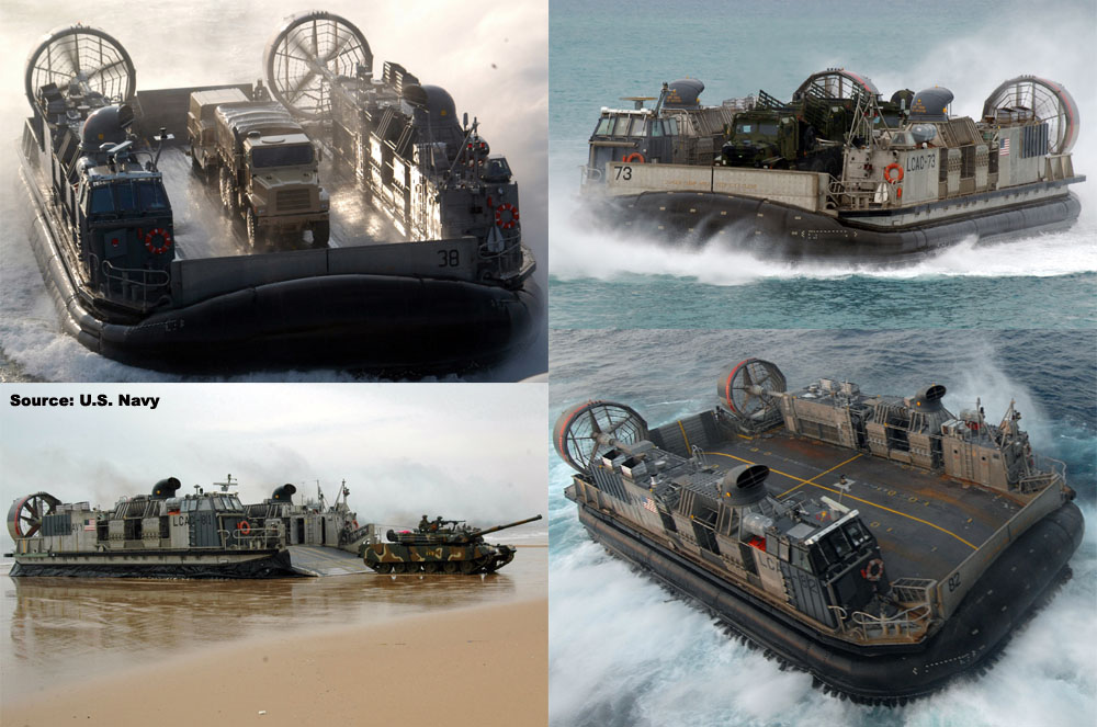 Overview — LCAC (Mark I and II) classes — Amphibious — Ships — Weapons ...