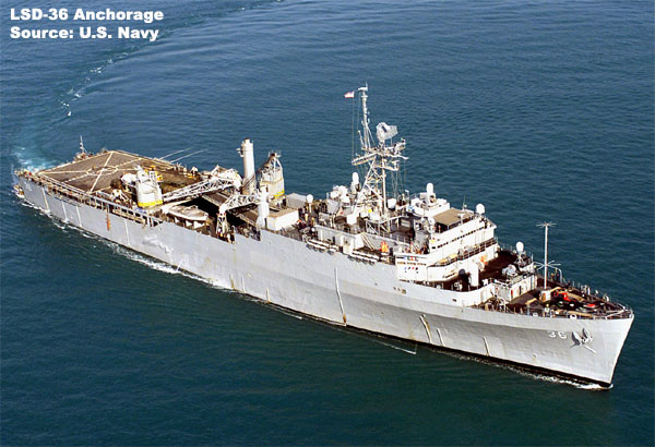 Overview — ANCHORAGE (LSD-36) class — Amphibious — Ships — Weapons ...