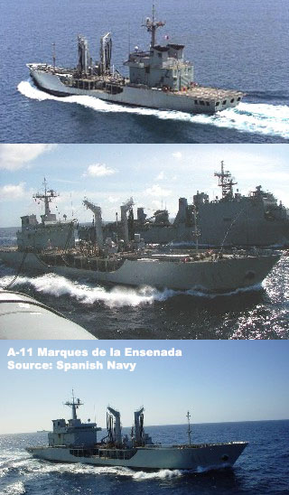 Overview — MARQUES DE LA ENSENADA (A-11) class — Auxiliary — Ships ...
