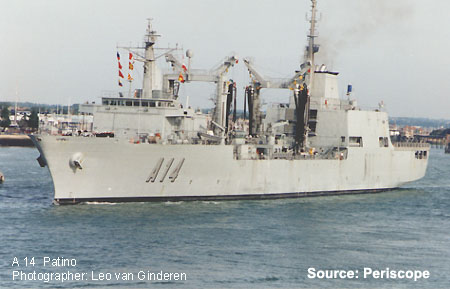 Overview — PATINO (A-14) class — Auxiliary — Ships — Weapons — Military ...