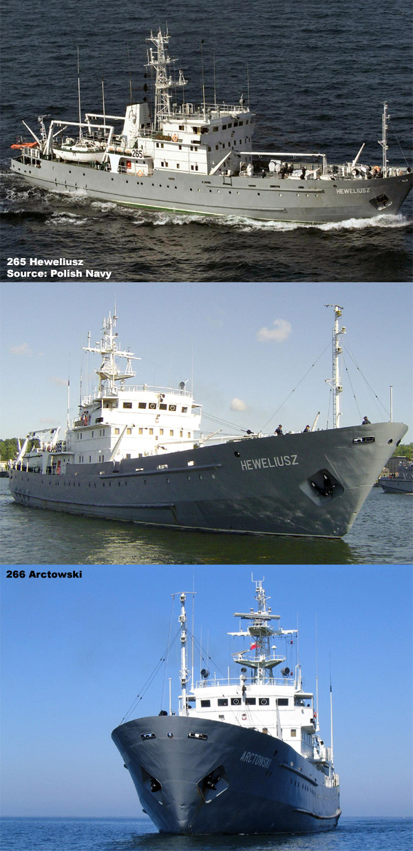 Overview — HEWELIUSZ (265) class — Auxiliary — Ships — Weapons ...