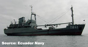 Overview — CALICUCHIMA (TR-62) class — Auxiliary — Ships — Weapons ...
