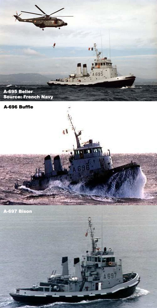 Overview — BELIER (A-695) class — Auxiliary — Ships — Weapons ...