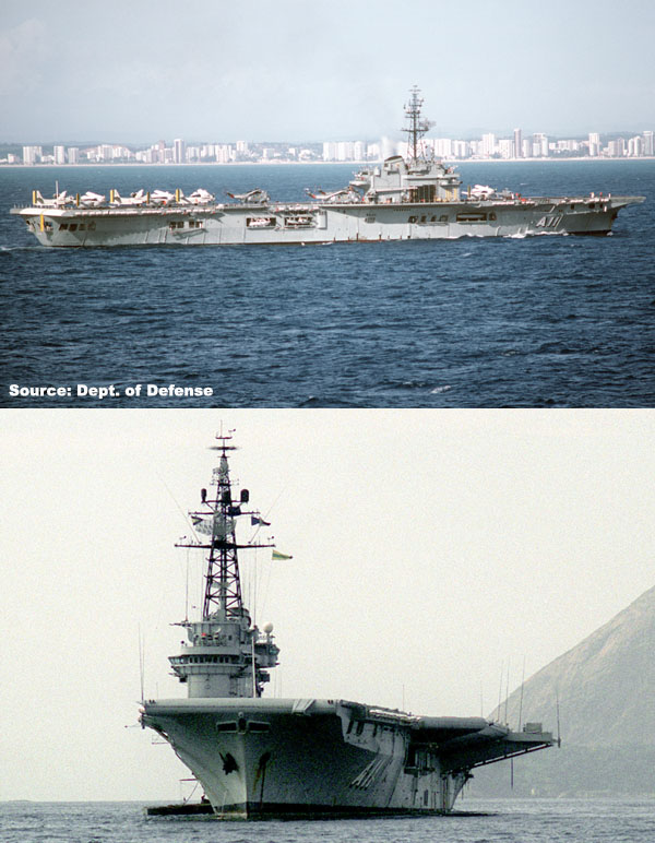 Overview — MINAS GERAIS (A-11) class — Aircraft Carriers — Ships ...