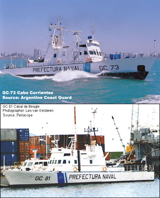 Overview — MAR DEL PLATA (GC-64) class — Coast Guard/Border Patrol ...