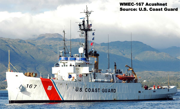 Overview — ACUSHNET (WMEC-167) class — Coast Guard/Border Patrol ...
