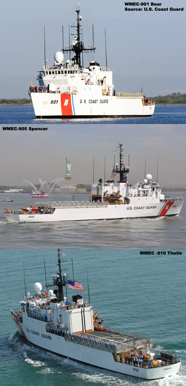 Overview — BEAR (WMEC-901) class — Coast Guard/Border Patrol — Ships ...