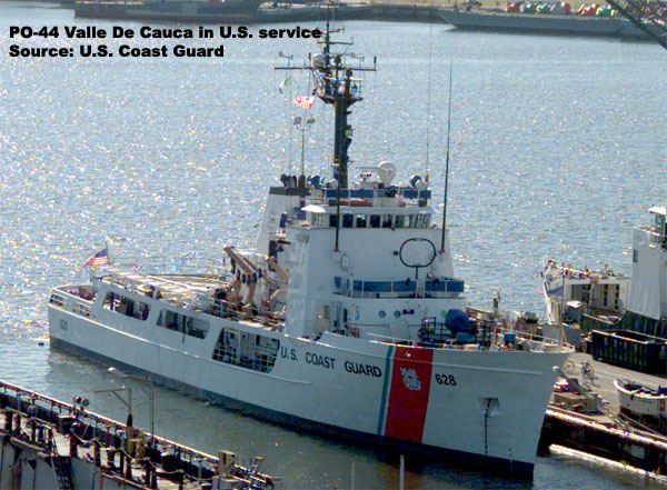 Overview — VALLE DE CAUCA (PO-44) class — Coast Guard/Border Patrol ...
