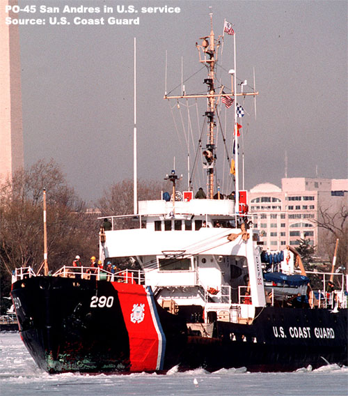 Overview — SAN ANDRES (PO-45) class — Coast Guard/Border Patrol and ...