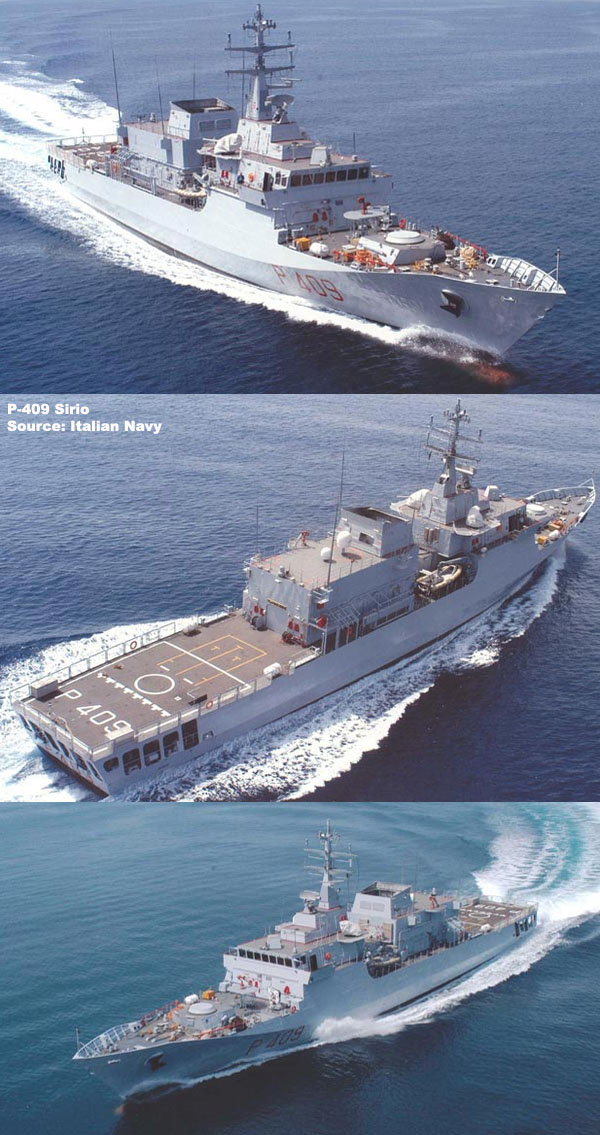 Overview — SIRIO-class ocean patrol vessel — Coast Guard/Border Patrol ...