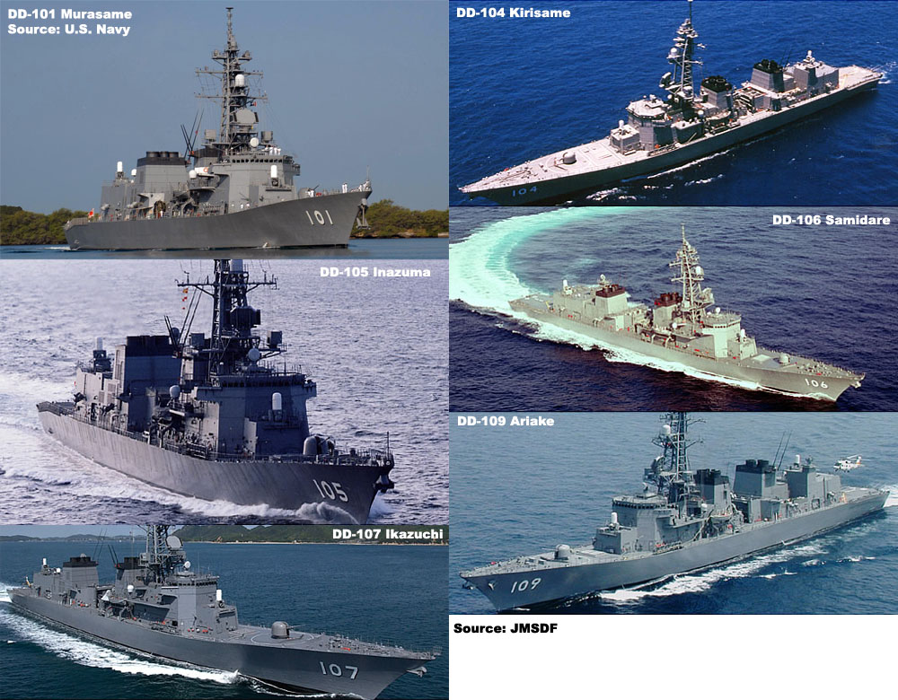 Overview — MURASAME (DD-101) class — Destroyers — Ships — Weapons ...
