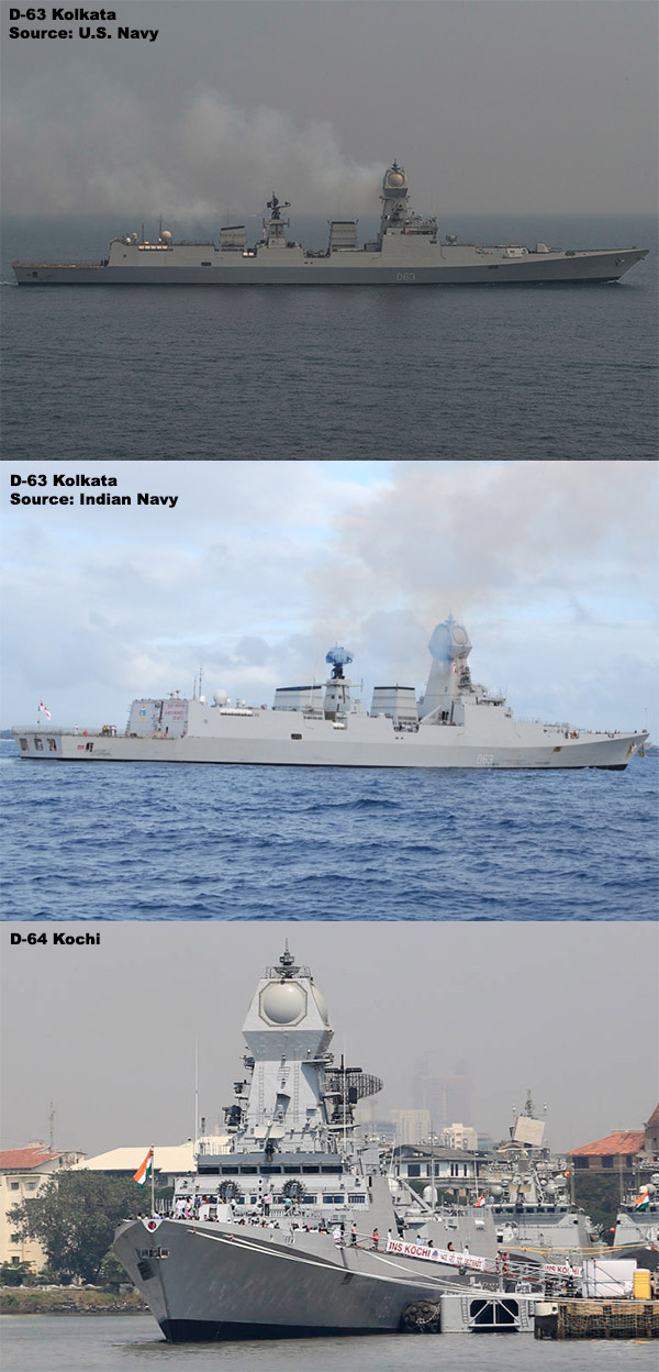 Overview — KOLKATA (D-63) class — Destroyers — Ships — Weapons ...