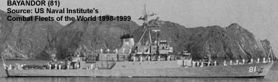 Overview — BAYANDOR (81) class FFL — Frigates/Corvettes — Ships ...