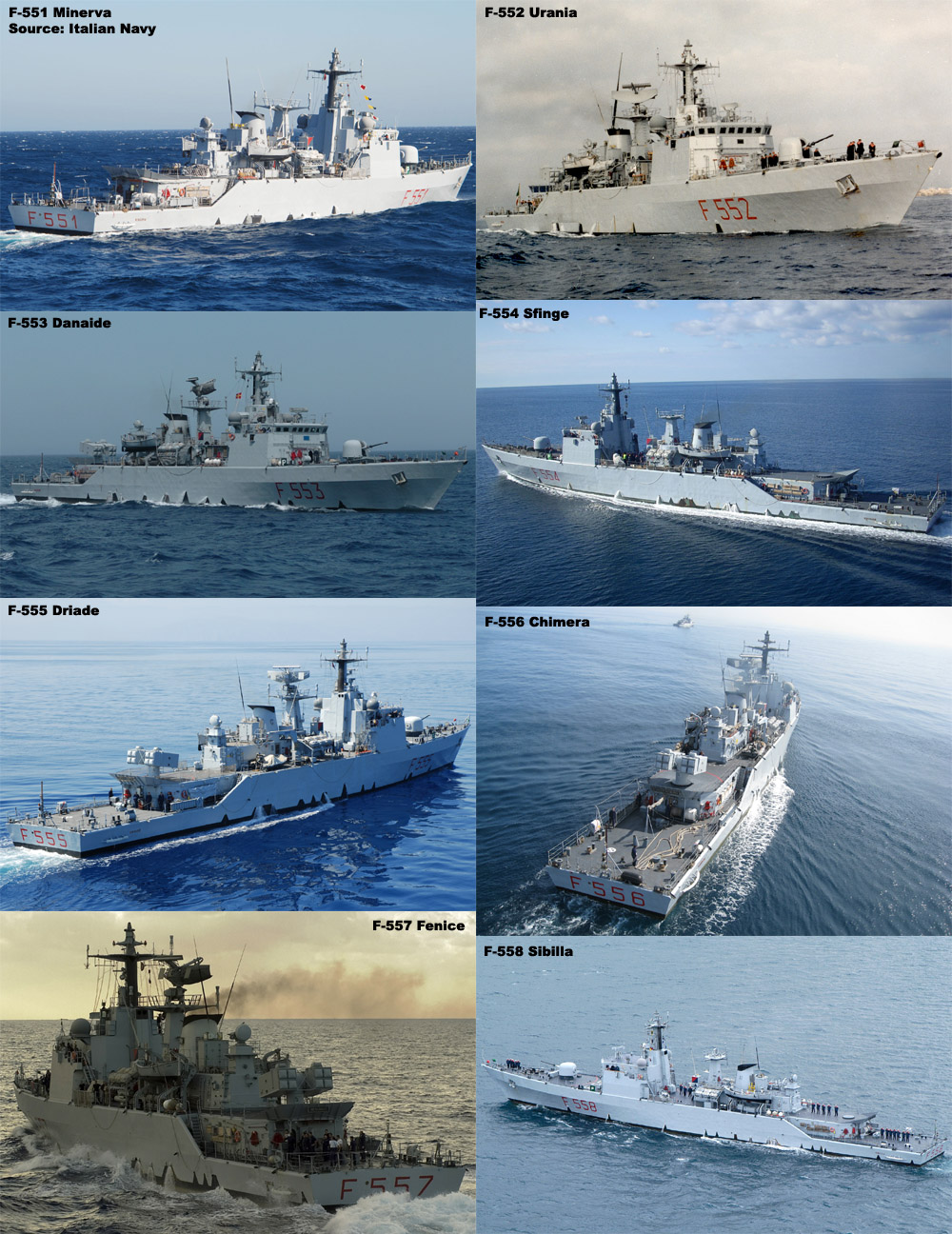 Overview — MINERVA (F-551) class FFL — Frigates/Corvettes — Ships ...