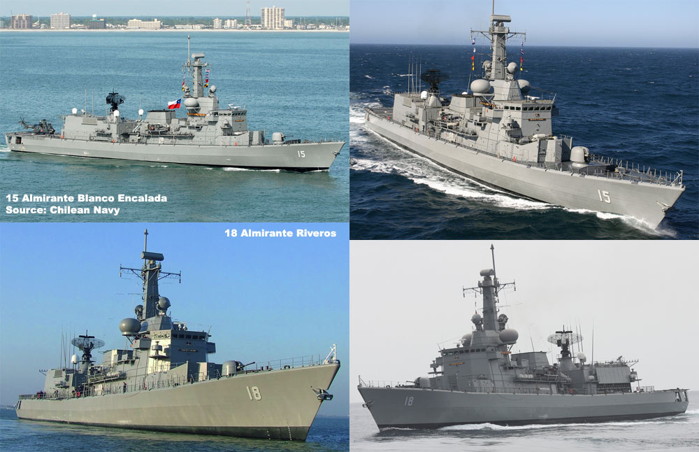 Overview — ALMIRANTE BLANCO ENCALADA (15) class — Frigates/Corvettes ...