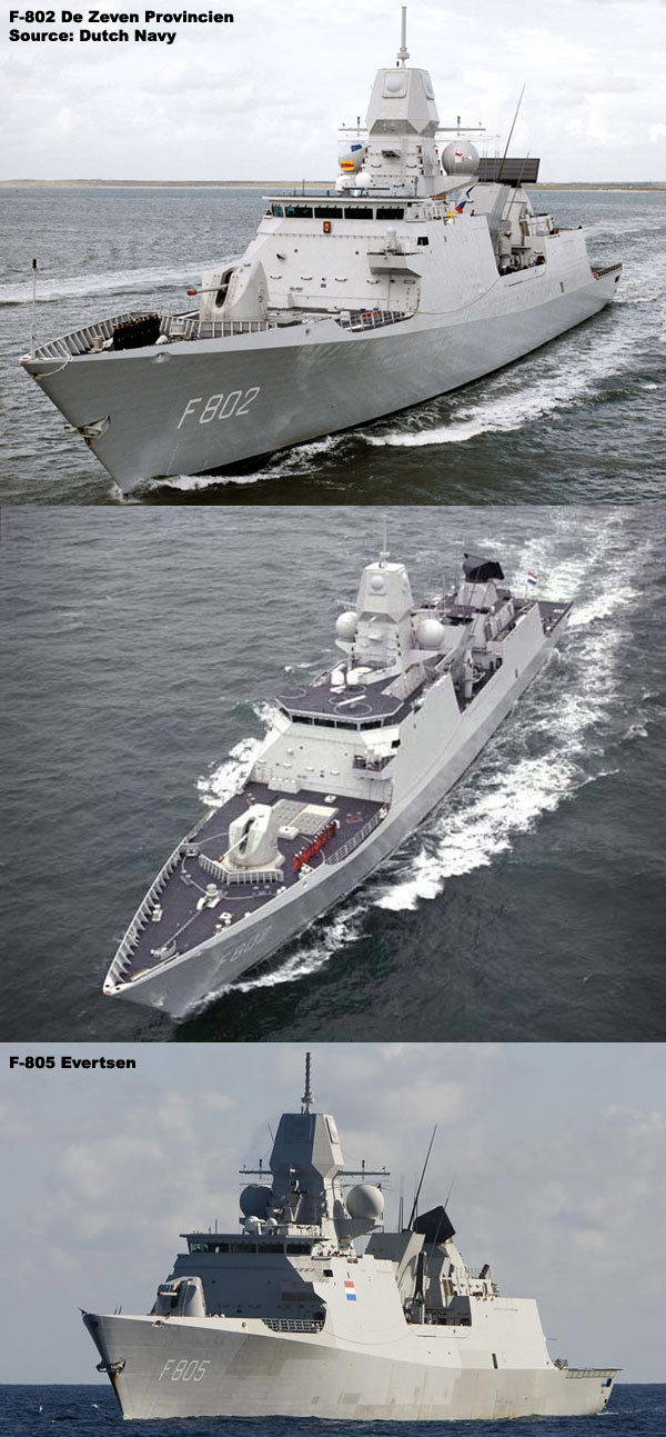 Overview — DE ZEVEN PROVINCIEN (F-802) class — Frigates/Corvettes ...