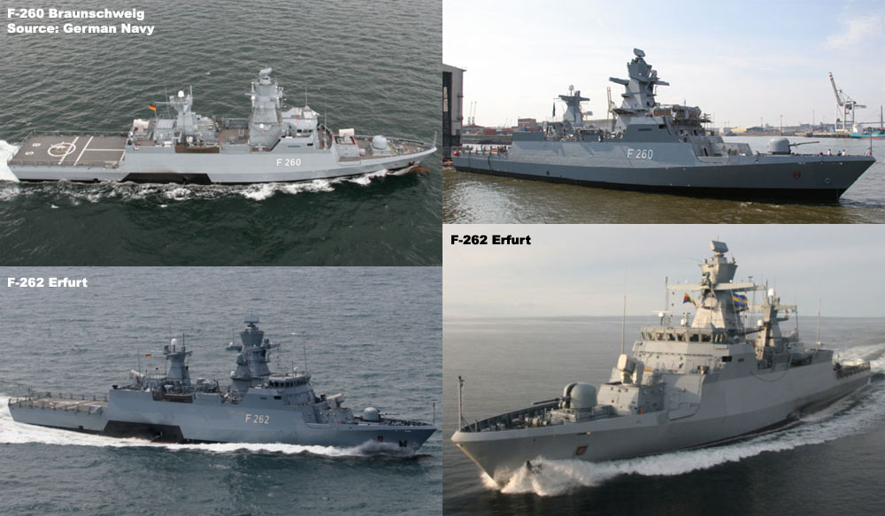Overview — BRAUNSCHWEIG (F-260) class — Frigates/Corvettes — Ships ...