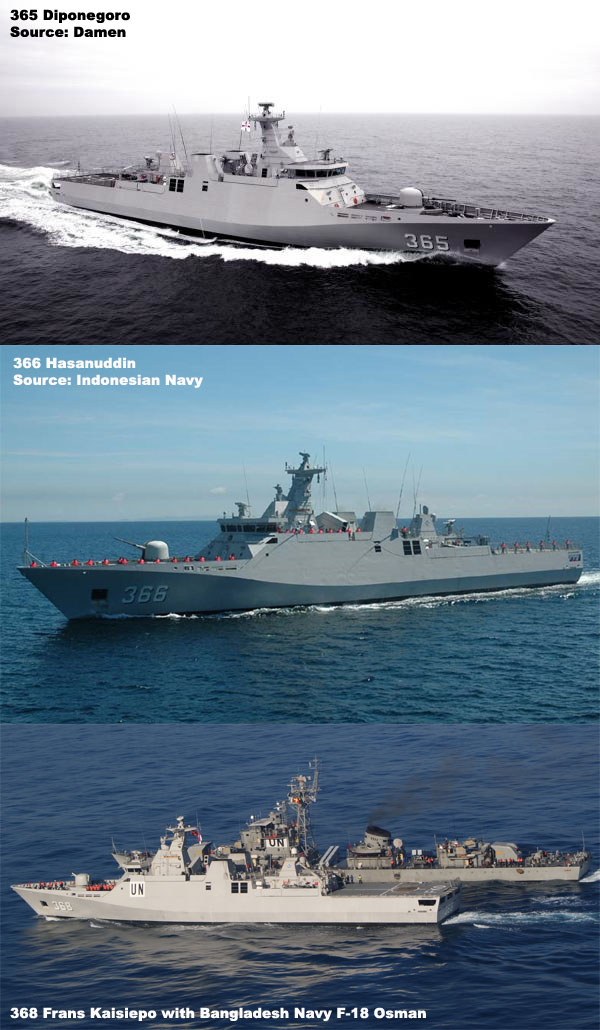 Overview — DIPONEGORO (365) class — Frigates/Corvettes — Ships ...