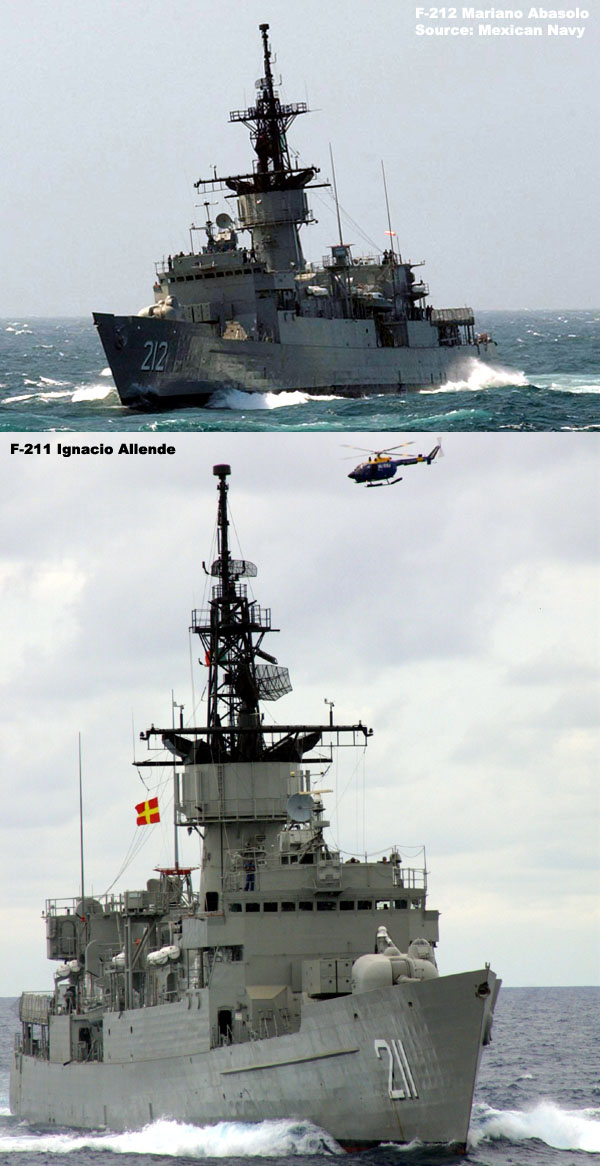 Overview — IGNACIO ALLENDE (F-211) class — Frigates/Corvettes — Ships ...