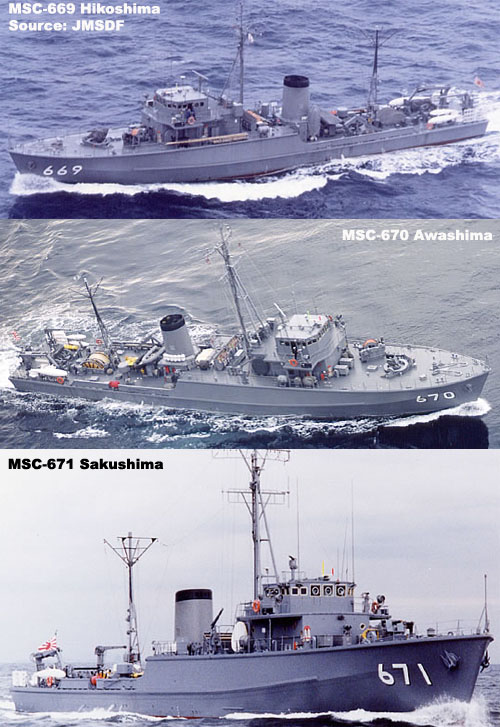 Overview — HATSUSHIMA (MSC-649) class — Mine Warfare — Ships — Weapons ...