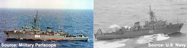 Overview — NATYA I** (MSF) class (Russia) — Mine Warfare — Ships ...