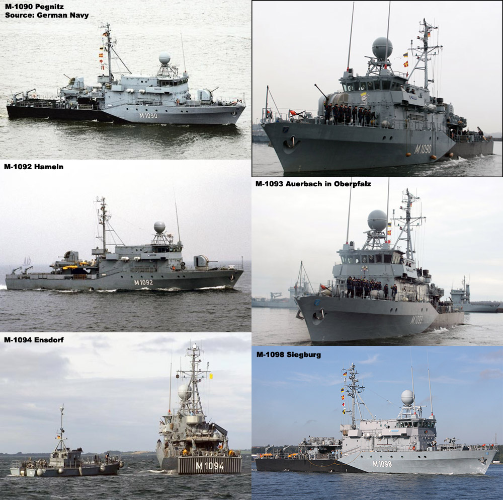 Overview — Modified PEGNITZ (M-1090) class — Mine Warfare — Ships ...