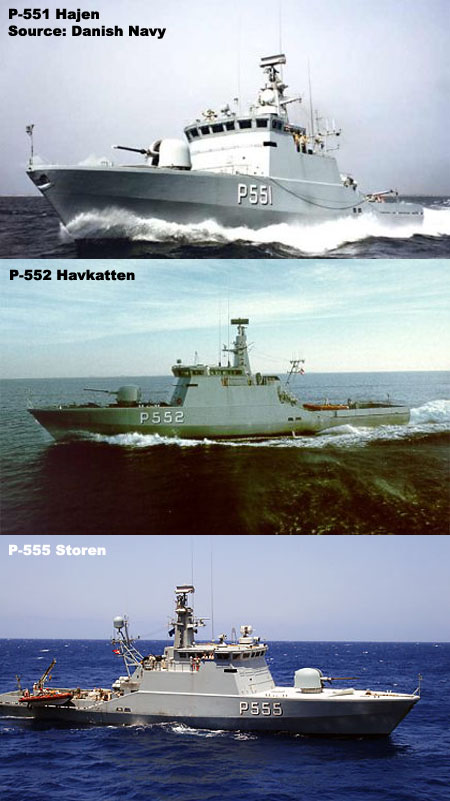 Overview — FLYVEFISKEN (P-550) class — Small Combatants — Ships ...