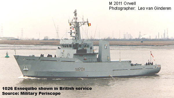 Overview — ESSEQUIBO (1026) class — Small Combatants — Ships — Weapons ...