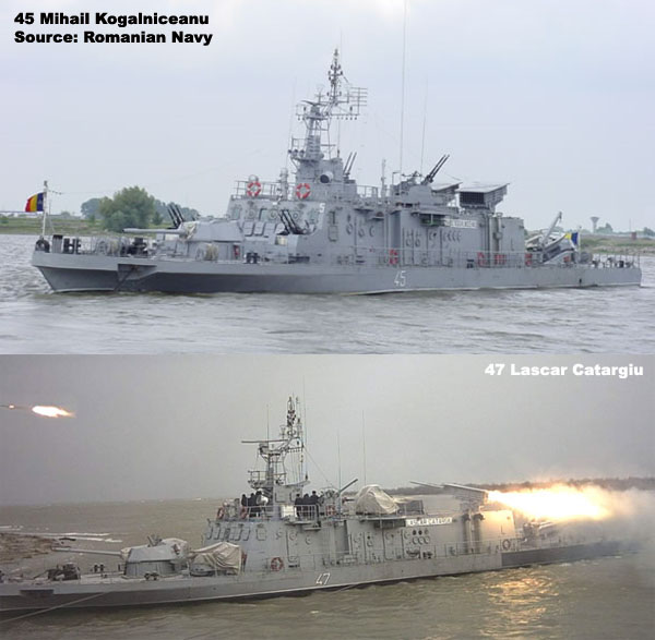 Overview — MIHAIL KOGALNICEANU (45) class** — Small Combatants — Ships ...
